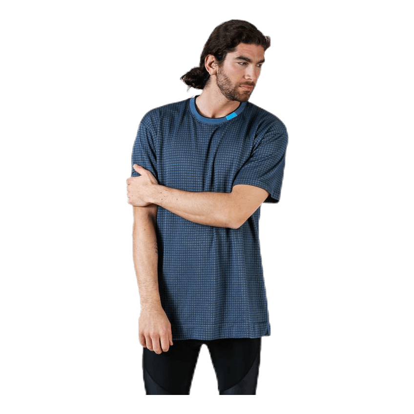 Tech Pack Grid Tee Blue/Black – Runforest.com