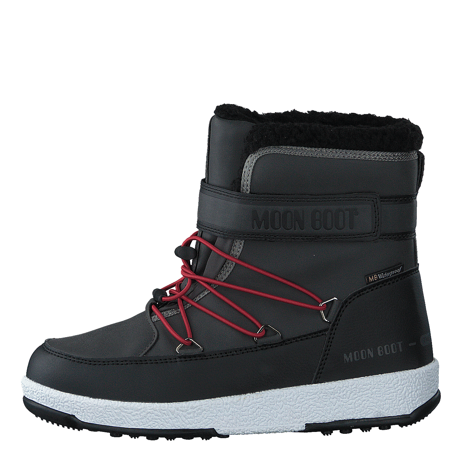 Moonboot Jr Boy Boot Black-dark Gray - Moon Boot – Runforest.com