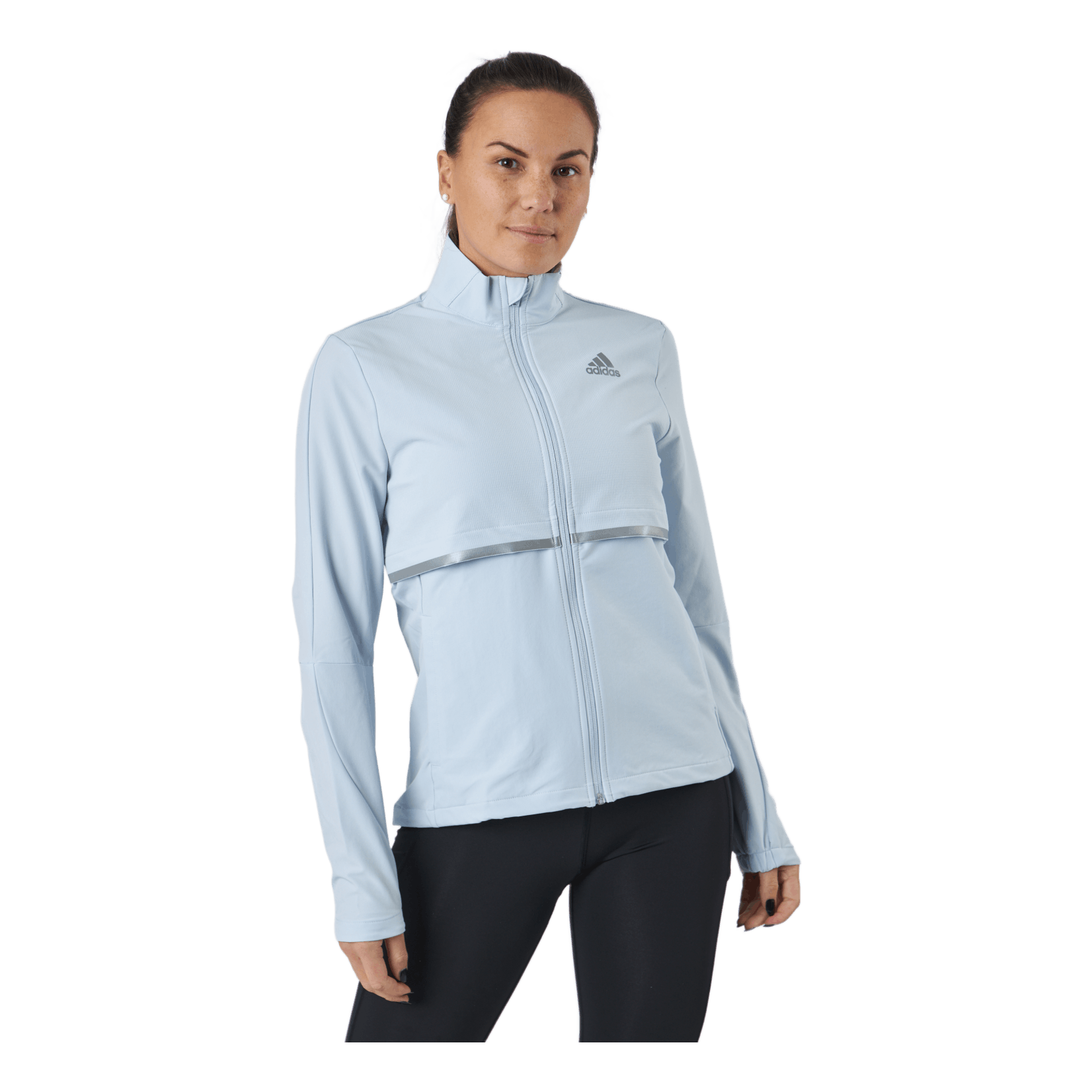 Adidas Own The Run Soft Shell Jacket Women Halo Blue - adidas ...