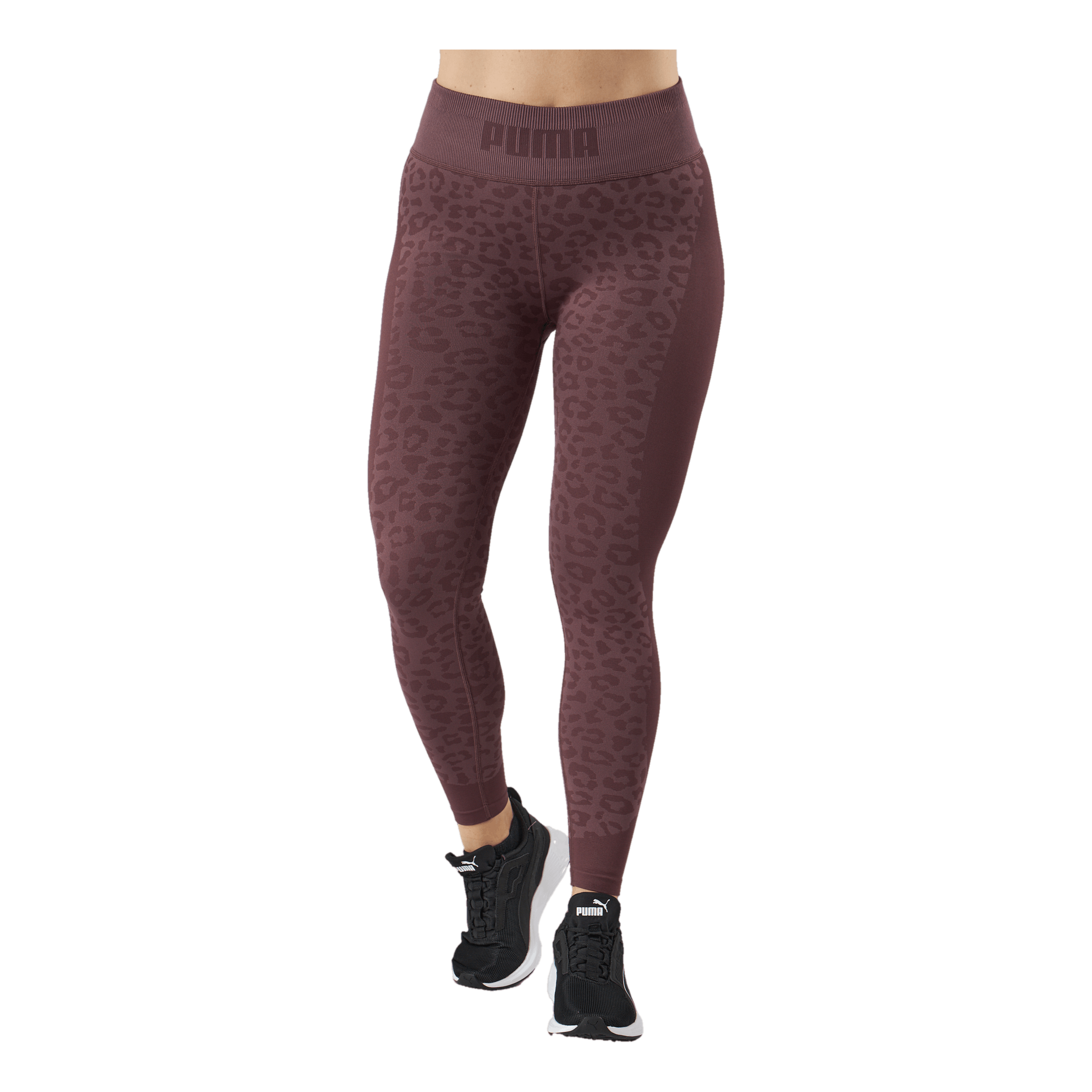 Formknit Seamless High Waist 7 Dusty Plum-leopard Print - Puma ...