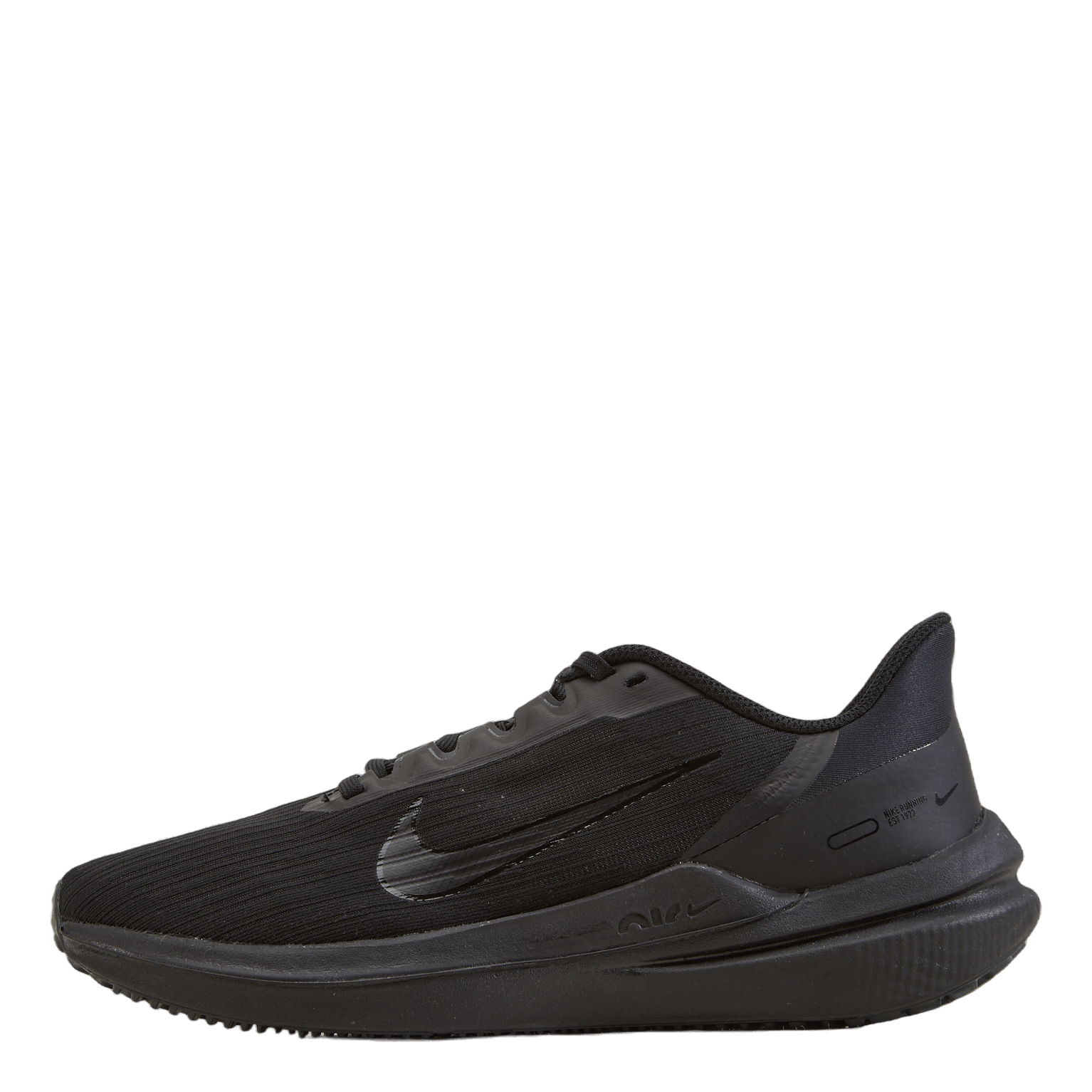 Air Winflo 9 Men's Road Running Shoes BLACK/DK SMOKE GREY - Nike ...