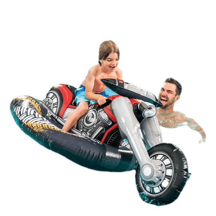 Cruiser Motorbike Ride-On Black - INTEX – Runforest.com