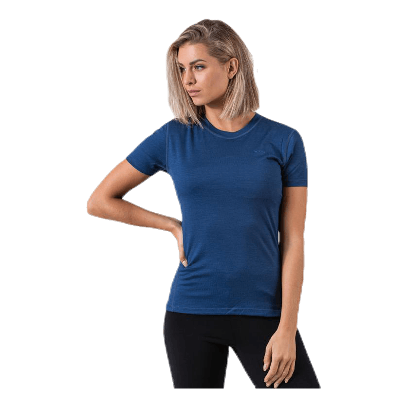 Flora Merino SS Blue - Wyte – Runforest.com
